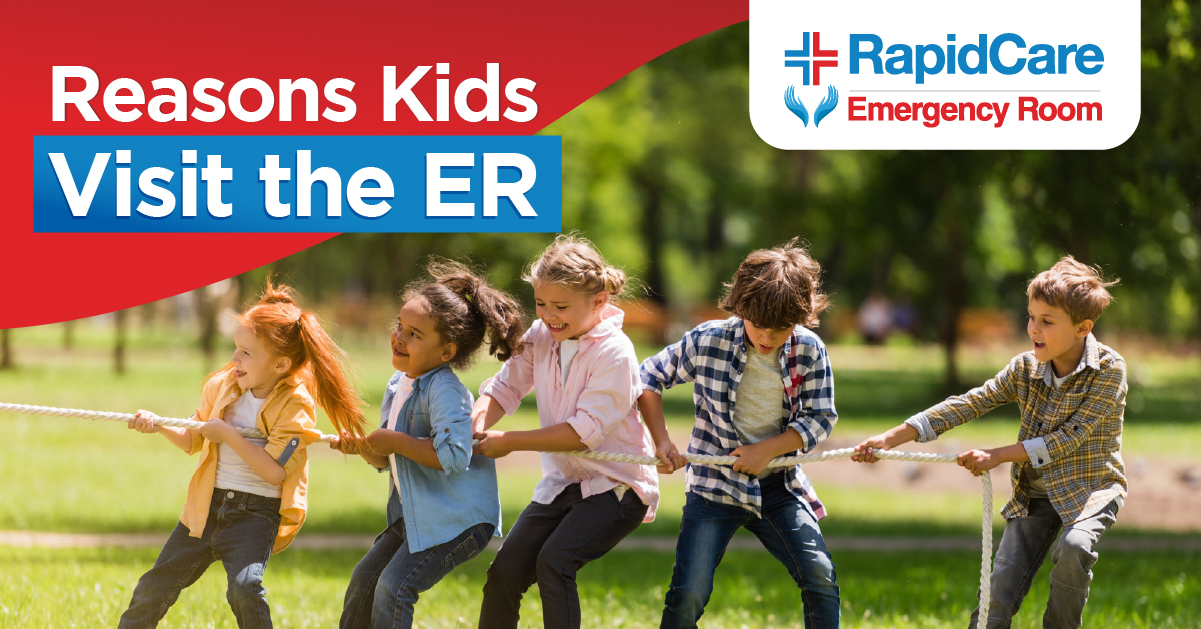 Reasons Kids Visit the ER - RapidCare Emergency Room No Wait 24/7 ...