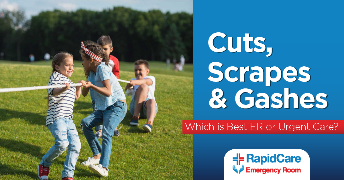 Cuts, Scrapes, and Gashes ER or Urgent Care - RapidCare ER
