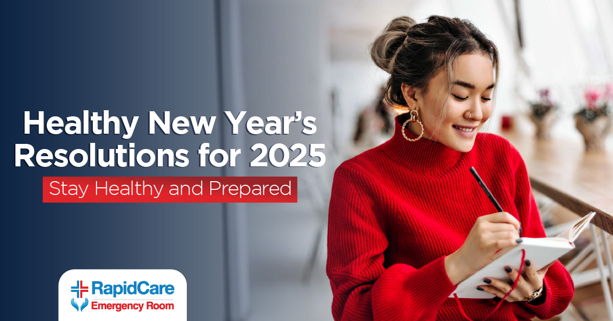 New Year’s Resolutions 2025- RapidCare ER No Wait 24/7